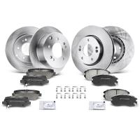China Front & Rear Disc Brake Rotors & Ceramic Brake Pads for Kia Soul 2010-2011 2.0L for sale