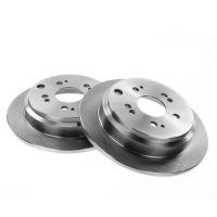 China Rear Drilled Rotors & Ceramic Brake Pads for Honda Odyssey 2005-2010 V6 3.5L for sale