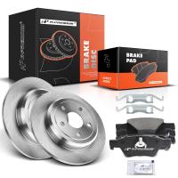 China Rear Disc Brake Rotors & Ceramic Brake Pads for Jeep Grand Cherokee 07-11 330mm for sale