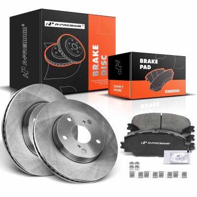 China Front Disc Brake Rotors & Ceramic Brake Pads for Lexus HS250h 10-12 Scion Toyota for sale