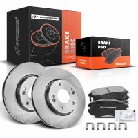 China Front Disc Brake Rotors & Ceramic Brake Pads for Kia Soul 10-11 1.6L 2.0L for sale