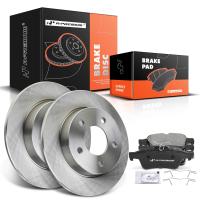 China Rear Disc Brake Rotors & Ceramic Brake Pads for Mazda 3 2005-2013 L4 2.0L for sale