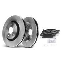 China Front Disc Brake Rotors & Ceramic Brake Pads for Jeep Grand Cherokee Dodge for sale