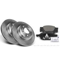 China Front Disc Brake Rotors & Ceramic Brake Pads for Mazda 3 2004-2013 5 2006-2012 for sale