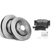China Front Disc Brake Rotors & Ceramic Brake Pads for Jeep Grand Cherokee 11-18 for sale