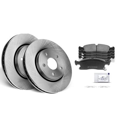 China Front Disc Brake Rotors & Ceramic Brake Pads for Jeep Grand Cherokee 11-18 for sale