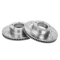 China Front Drilled Rotors & Ceramic Brake Pads for Toyota Land Cruiser Tundra Lexus for sale