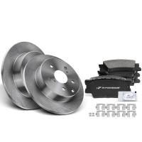 China Rear Disc Brake Rotors & Ceramic Brake Pads for Lexus HS250h 10-12 Toyota 06-18 for sale