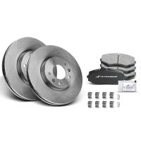 China Front Disc Brake Rotors & Ceramic Brake Pads for Mazda CX-7 2007-2012 for sale