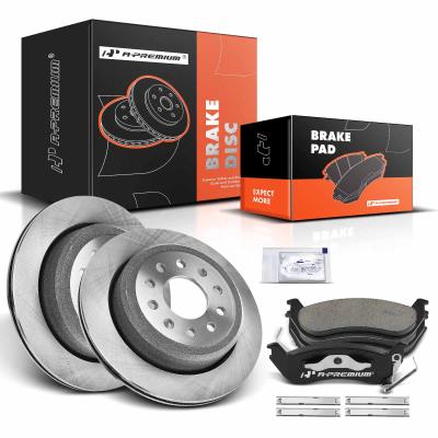 China Rear Disc Brake Rotors & Ceramic Brake Pads for Lincoln Town Car 2003-2011 316mm for sale