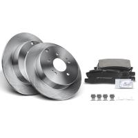 China Rear Disc Brake Rotors & Ceramic Brake Pads for Mitsubishi Endeavor 04-08 10-11 for sale
