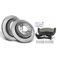 China Rear Disc Brake Rotors & Ceramic Brake Pads for Lincoln Town Car 2003-2011 316mm for sale