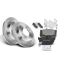 China Rear Disc Brake Rotors & Ceramic Brake Pads for Kia Spectra Spectra5 2005-2009 for sale