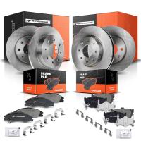 China Front & Rear Disc Brake Rotors & Ceramic Brake Pads for Kia Spectra 2004-2009 for sale