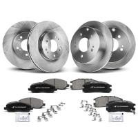 China Front & Rear Disc Brake Rotors & Ceramic Brake Pads for Mitsubishi Eclipse 06-12 for sale