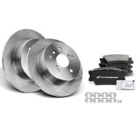 China Rear Disc Brake Rotors & Ceramic Brake Pads for Lexus ES350 Toyota Avalon Camry for sale