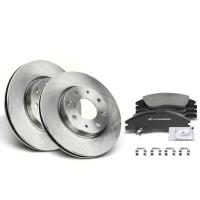 China Front Disc Brake Rotors & Ceramic Brake Pads for Kia Spectra 2004-2009 Spectra5 for sale