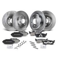 China Front & Rear Disc Brake Rotors & Ceramic Brake Pads for Lincoln Town Car Mercury for sale