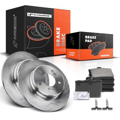 China Rear Disc Brake Rotors & Ceramic Brake Pads for Mercedes-Benz C230 SLK230 for sale
