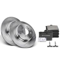 China Rear Disc Brake Rotors & Ceramic Brake Pads for Mercedes-Benz C230 SLK230 for sale