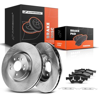 China Front Disc Brake Rotors & Ceramic Brake Pads for Mercedes-Benz ML320 R350 for sale
