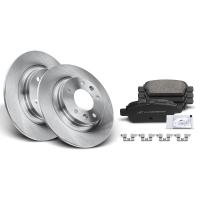 China Rear Disc Brake Rotors & Ceramic Brake Pads for Mazda 6 2006-2013 Ford Mercury for sale