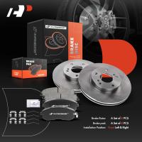 China Front Disc Brake Rotors & Ceramic Brake Pads for Nissan Maxima Infiniti 96-99 for sale