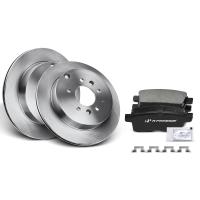 China Rear Disc Brake Rotors & Ceramic Brake Pads for Mazda CX-7 2007-2012 2.3L 2.5L for sale