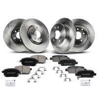 China Front & Rear Disc Brake Rotors & Ceramic Brake Pads for Nissan Altima 2004-2008 for sale
