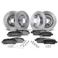 China Front & Rear Disc Brake Rotors & Ceramic Brake Pads for Nissan Maxima V6 3.5L for sale