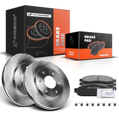 China Front Disc Brake Rotors & Ceramic Brake Pads for Nissan Armada Titan INFINITI for sale
