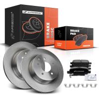 China Rear Disc Brake Rotors & Ceramic Brake Pads for Nissan 350Z 370Z Maxima for sale