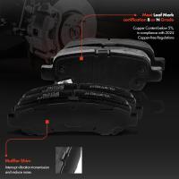 China Front & Rear Disc Brake Rotors & Ceramic Brake Pads for Nissan Maxima V6 3.5L for sale