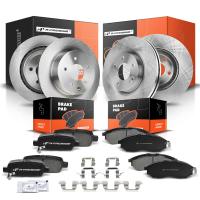 China Front & Rear Disc Brake Rotors & Ceramic Brake Pads for Nissan 350Z INFINITI G25 for sale