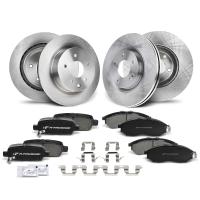 China Front & Rear Disc Brake Rotors & Ceramic Brake Pads for Nissan 350Z INFINITI G25 for sale