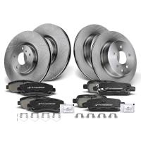 China Front & Rear Disc Brake Rotors & Ceramic Brake Pads for Nissan Maxima 10-14 16-17 for sale