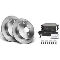 China Rear Disc Brake Rotors & Ceramic Brake Pads for Subaru Impreza Forester Legacy for sale