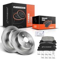 China Rear Disc Brake Rotors & Ceramic Brake Pads for Scion tC 2005-2010 2.4L for sale