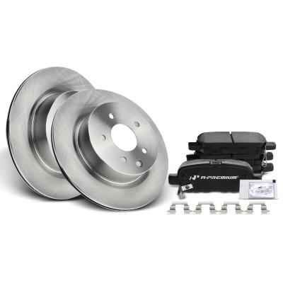 China Rear Disc Brake Rotors & Ceramic Brake Pads for Nissan Maxima 10-14 16-17 for sale