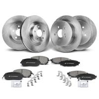 China Front & Rear Disc Brake Rotors & Ceramic Brake Pads for Subaru Legacy 06-09 for sale