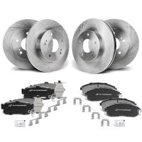 China Front & Rear Disc Brake Rotors & Ceramic Brake Pads for Nissan Maxima Infiniti for sale