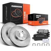 China Front Disc Brake Rotors & Ceramic Brake Pads for Pontiac Vibe Toyota 2003-2008 for sale