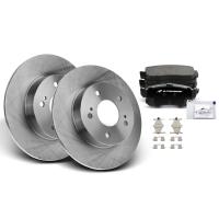China Rear Disc Brake Rotors & Ceramic Brake Pads for Nissan Maxima 1994-2000 V6 3.0L for sale