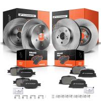 China Front & Rear Disc Brake Rotors & Ceramic Brake Pads for Scion tC 2005-2010 for sale
