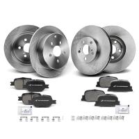 China Front & Rear Disc Brake Rotors & Ceramic Brake Pads for Scion tC 2005-2010 for sale