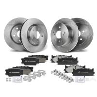 China Front & Rear Disc Brake Rotors & Ceramic Brake Pads for Toyota Camry Lexus ES350 for sale