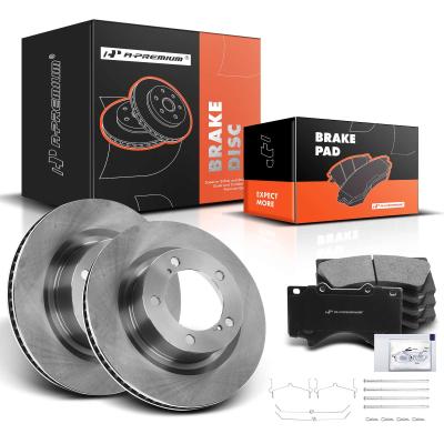 China Front Disc Brake Rotors & Ceramic Brake Pads for Toyota Land Cruiser Lexus LX570 for sale