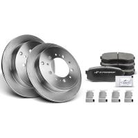 China Rear Disc Brake Rotors & Ceramic Brake Pads for Toyota Land Cruiser 08-21 Lexus for sale