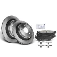 China Rear Disc Brake Rotors & Ceramic Brake Pads for Dodge Ram 1500 2005-2010 for sale