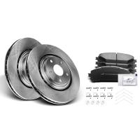 China Front Disc Brake Rotors & Ceramic Brake Pads for Toyota Highlander Lexus NX200t for sale